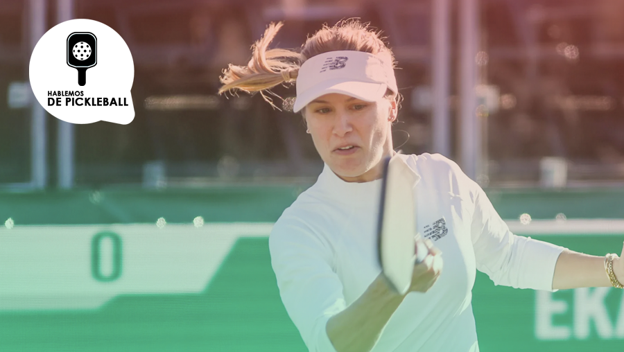 Eugenie Bouchard celebra su debut en un partido de pickleball en el PPA ...